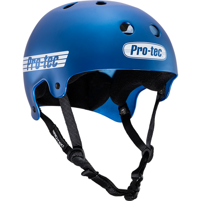 PROTEC CLASSIC OLD SCHOOL MATTE METALLIC BLUE HELMET – STUPPDD